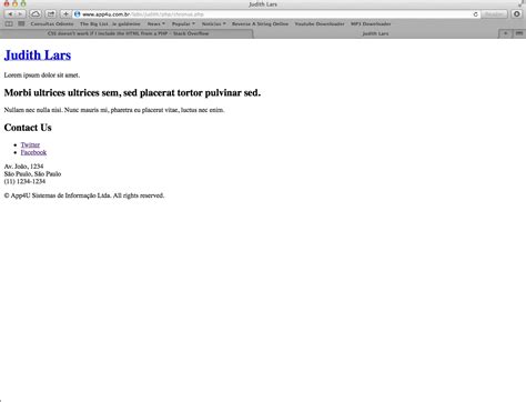 css doesn t work if i include the html from a php stack overflow