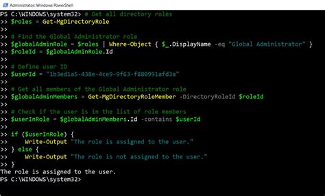 using contains operator in graph powershell