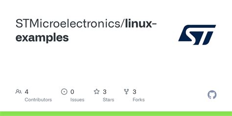 Github Stmicroelectronicslinux Examples