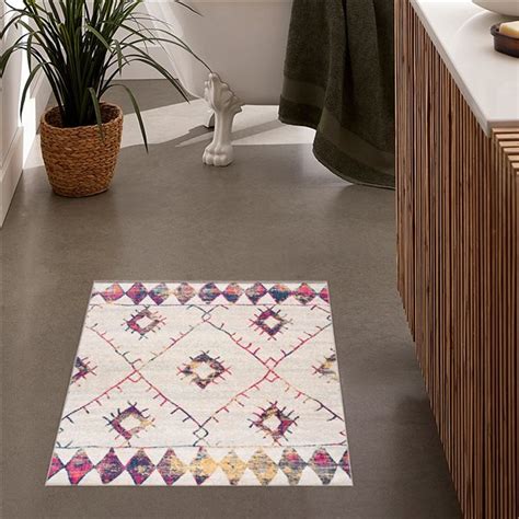 Tapis Décoratif Savannah Rug Branch De Style Mi Siècle Moderne Fait à La Machine 5 Pi X 8 Pi