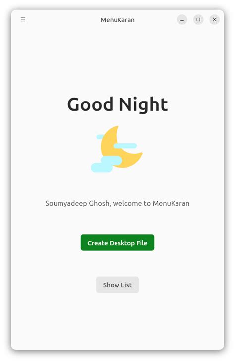 install menu karan on manjaro linux using the snap store snapcraft