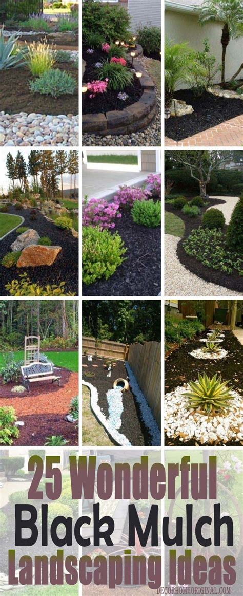21 Best Black Mulch Landscaping Ideas To Create The Perfect 42 Off