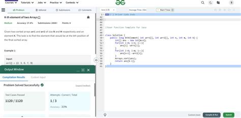 Shalini Venkatesan On Linkedin Day 7 Of 100 Problem K Th Element Of