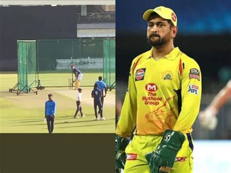 Watch Ms Dhoni Smashes Big Sixes During Practice Session As He Gears