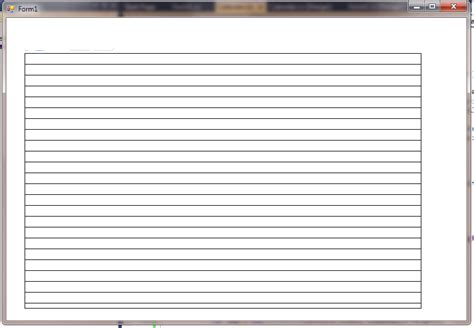 C Filling A Space With Equal Spacing Lines Stack Overflow