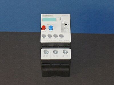SIEMENS SIRIUS 3R 3RU1126-1JB0 Überlastrelais Motorschutzschalter 7-10A ...
