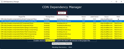 Github Mending Electronicscdn Dependency Manager Standalone Python Script A Standalone