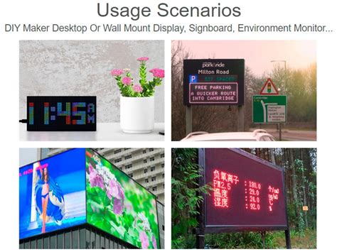 LED Matrix 64x32 3mm RGB Color Panel 99Tech