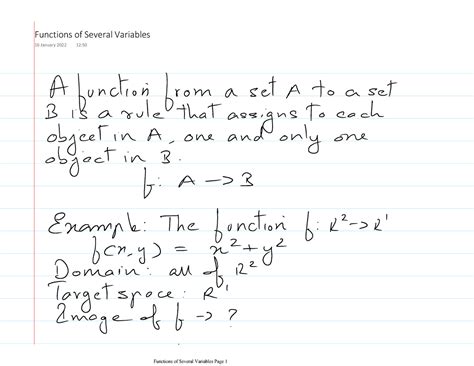 Lecture 16 Functions Of Several Variables Optimisation In Economic Theory Functions Of