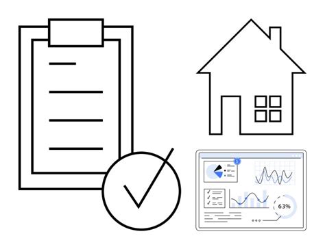Data Dashboard With Analytics Checklist Royalty Free Vector
