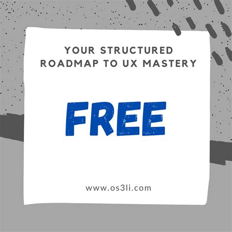 Your Structured Roadmap To UX Mastery Osama Ali