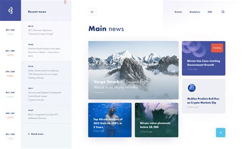 Dribbble Bloomchain News Png By Cuberto