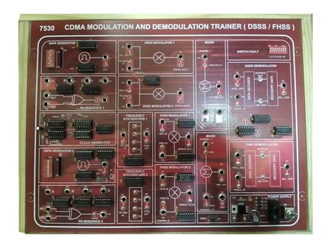 cdma modulation and demodulation trainer dsss fhss adtron