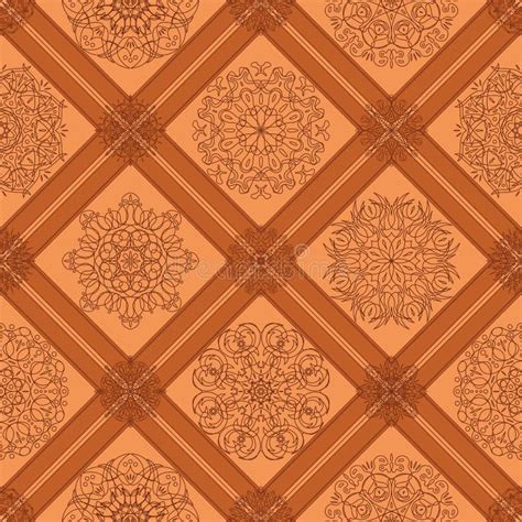 Seamless Tile Abstract Pattern Stock Vector Illustration Of Frame Geometric