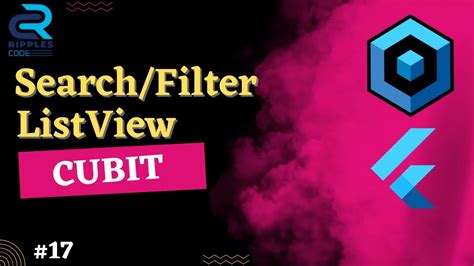17 Filtersearch List View In Flutter Flutter Bloc And Cubit Tutorial Youtube