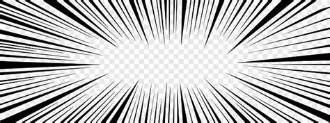 만화 책 페이지 디자인 만화 또는 만화 강조 템플릿입니다 방사형 속도 투명한 배경에 검은색 선 스플래시 폭발 전원 비명 모션 버스트 효과 광선에 대한 스톡 벡터 아트 및