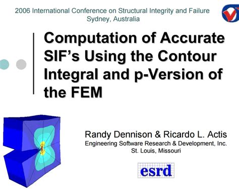 Computation Of Accurate Sifs Using The Contour Integral And P Version