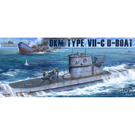 Border Models Bs 001 1 35 Dkm Typ Viic U Boat Model Ship Kit