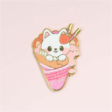 Hanamis Strawberry Special Crepe Pin Tokyo Shojo