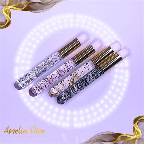 Четка за пяна с брокат Amelia Diva