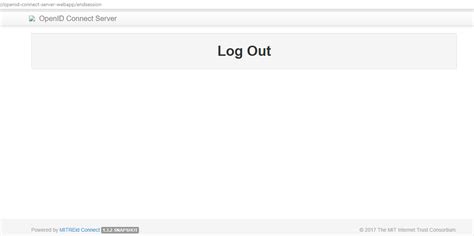 Single Log Out Supported By Rp · Issue 1310 · Mitreid Connectopenid Connect Java Spring