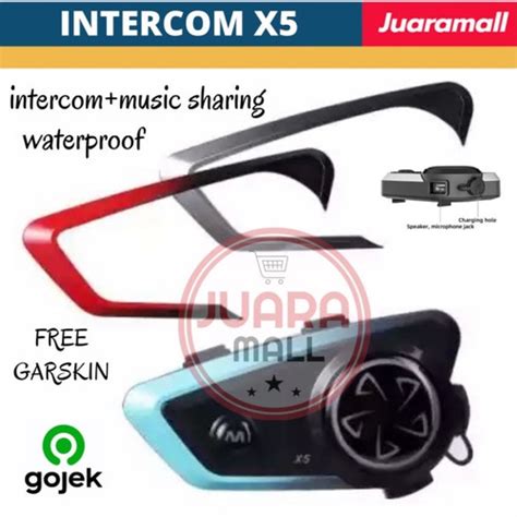 Jual INTERCOM X5 RETOUCH BLUETOOTH HELM INTERCOM HELM VS MAXTO M2 ORIGINAL Kota Bekasi