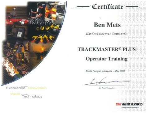 Smith Certificate Ppt