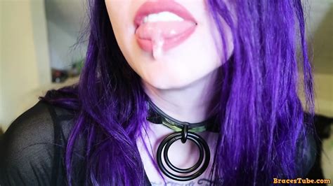 Goth Girl Spit Tongue Fetish Eporner