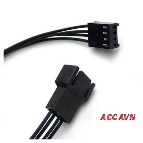 Jual Kabel Fan Extension 4 Pin Pwm Kipas Cpu Extender Perpanjangan Shopee Indonesia