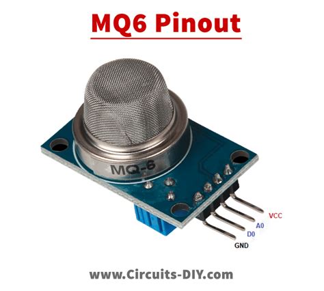 mq6 lpg butane propane gas sensor module