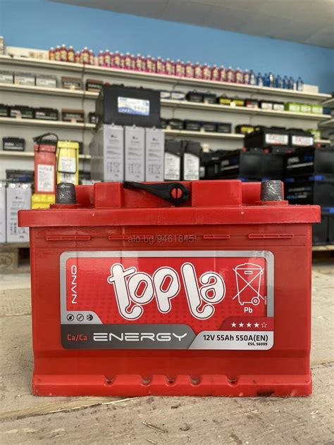 Акумулатор Topla Energy 55ah за бензинови коли Акумулатори Резервни части консумативи