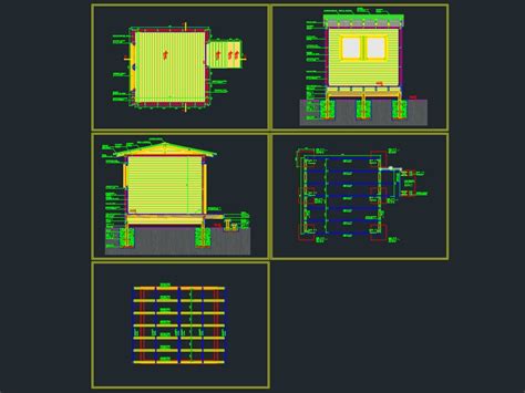 Guardhouse In Autocad Cad Download 565 55 Kb Bibliocad