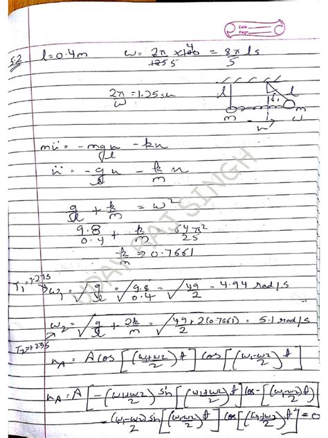 Chapter 5 Coupled Oscillators And Normal Modes Pdf