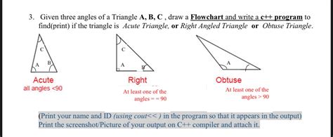 Solved Given Three Angles Of A Triangle A ﻿b ﻿c ﻿draw A