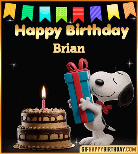 🎉 Happy Birthday Brian  🎂 Funny And Personalized Animated Wishes