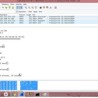 Analysis Of DHCP Offer Packets In Wireshark 2 1 3 DHCP Request The Download Scientific Diagram