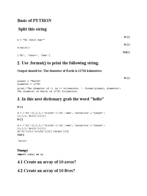 Basic Of Python Pdf Computing Computer Science