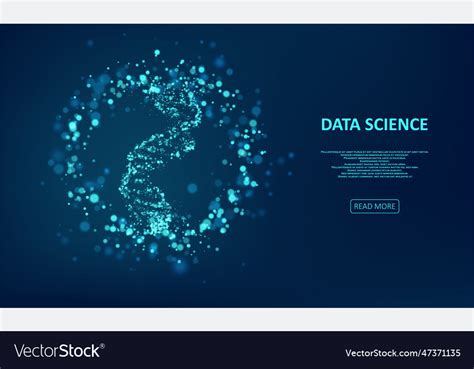Big Genomic Data Visualization Royalty Free Vector Image