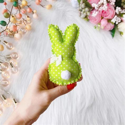 Текстильний зайчик великодній кролик — ціна 110 грн у каталозі Все для свята Купити товари для