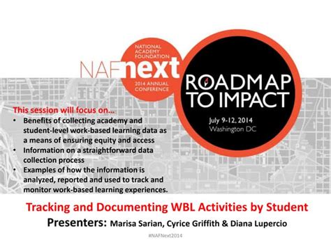 Tracking Documenting And Evaluatiing Work Based Learning Experiences