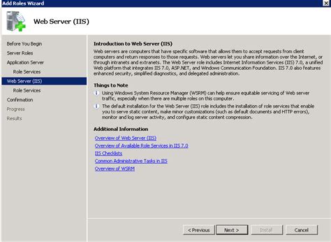 Adding The Application And Web Server IIS Roles Syntelic
