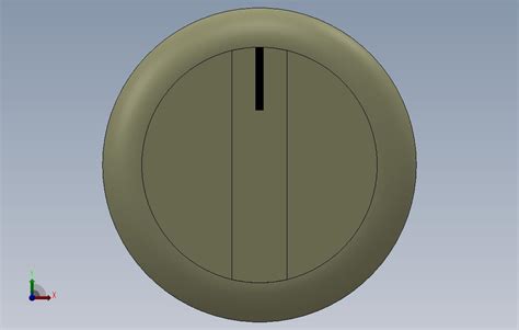 空调旋转按钮 solidworks 2010 模型图纸免费下载 懒石网