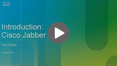 Overview Jabber Guest SDK Cisco DevNet