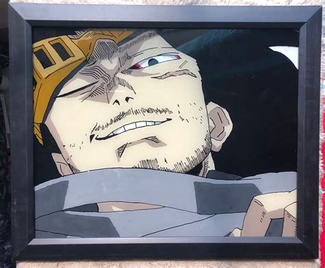 Shota Aizawa Anime Glass Painting Etsy