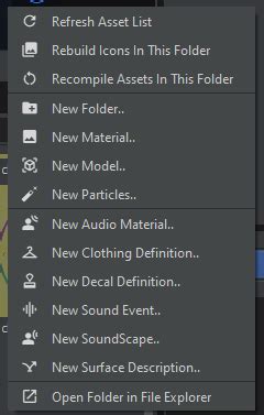 Add A New Shader Button In The Asset Browser Issue 2657