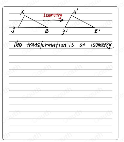 Solved A Transformation Named T Maps Triangle Xyz To Triangle Xyz