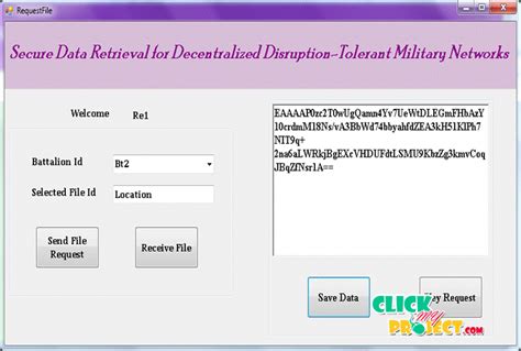 Secure Data Retrieval For Decentralized Disruption Tolerant Military Networks Clickmyproject