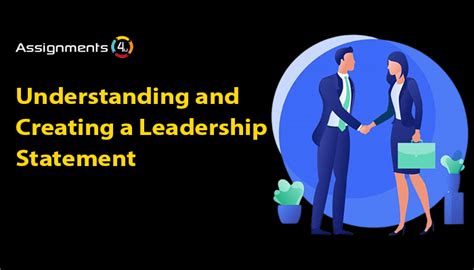 Crafting Your Leadership Statement A Comprehensive Guide