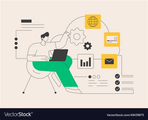 Cloud Management Abstract Concept Royalty Free Vector Image