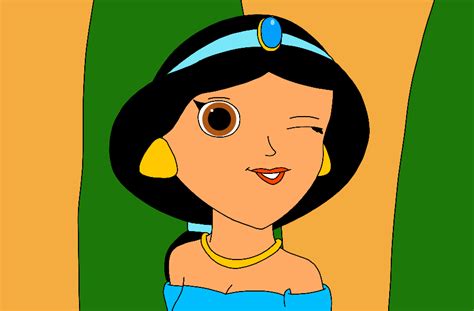 Jasmine Winking By Robsondoodle On Deviantart
